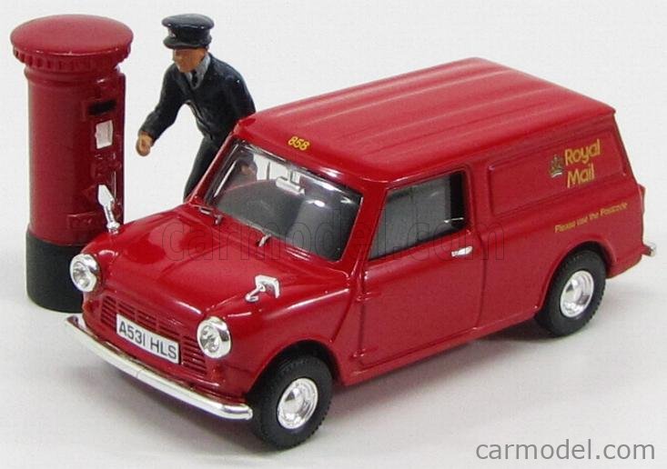 VANGUARDS VA01416 Scale 1/43 | MINI VAN ROYAL MAIL 1965 WITH FIGURES ...
