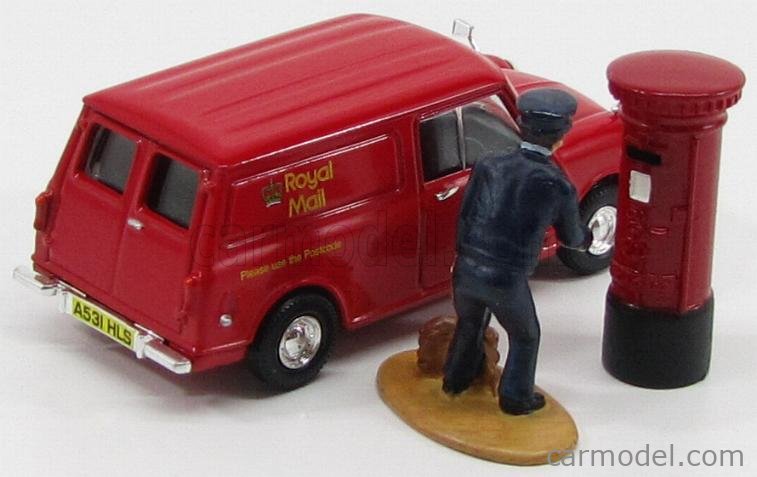 VANGUARDS VA01416 Scale 1/43 | MINI VAN ROYAL MAIL 1965 WITH FIGURES ...