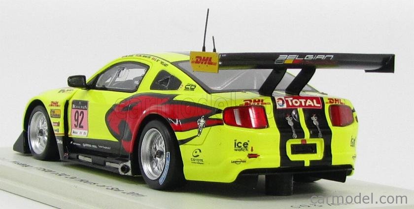 SPARK-MODEL SB020 Scale 1/43 | FORD USA MUSTANG FR500 N 92 24h SPA 2011 ...