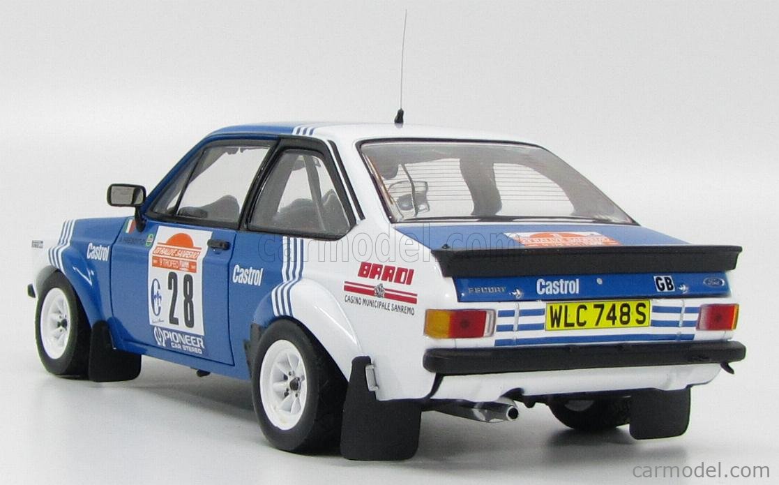 SUN-STAR 04456 Scale 1/18 | FORD ENGLAND ESCORT RS1800 N 28 11th RALLY ...