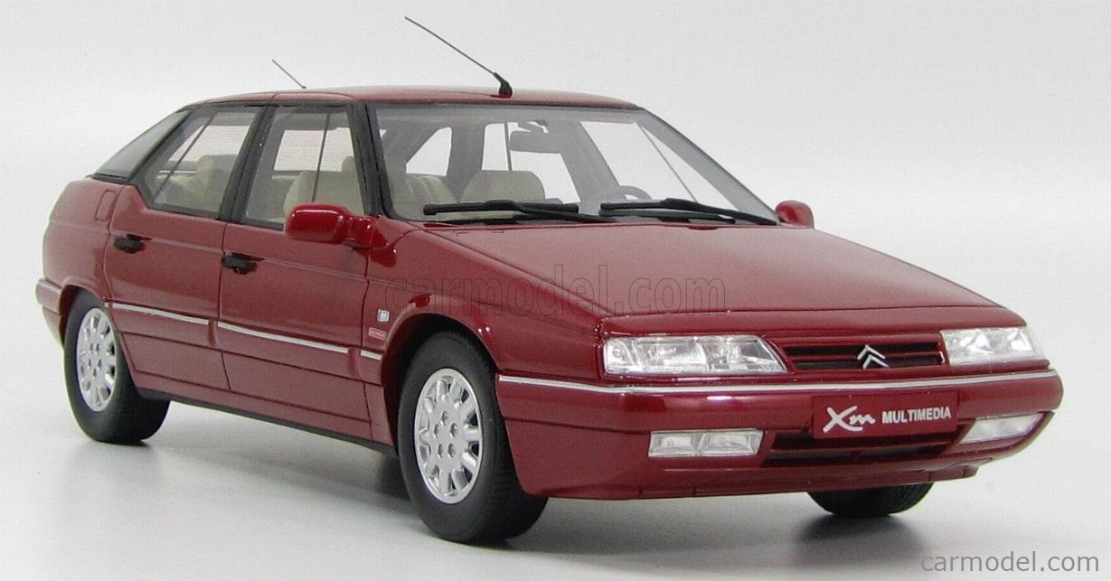 OTTO-MOBILE OT093 Scala 1/18 | CITROEN XM MULTIMEDIA 3.0 V6 1989 BORDEAUX
