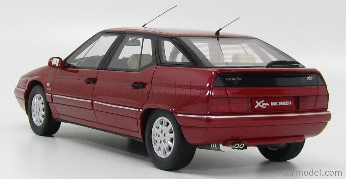 OTTO-MOBILE OT093 Scala 1/18 | CITROEN XM MULTIMEDIA 3.0 V6 1989 BORDEAUX