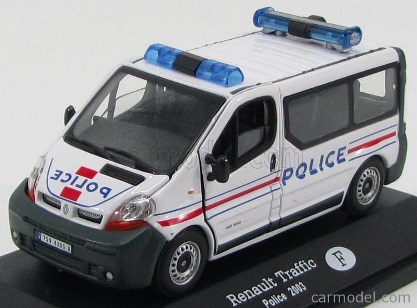 EDICOLA ADPOLC049 Scale 1/43 | RENAULT TRAFFIC MINIBUS POLICE FRANCIA ...
