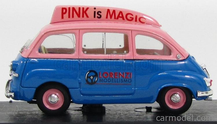 BRUMM PROM S98/06 Echelle 1/43 | FIAT 600 MULTIPLA 1956 - PINK IS MAGIC ...