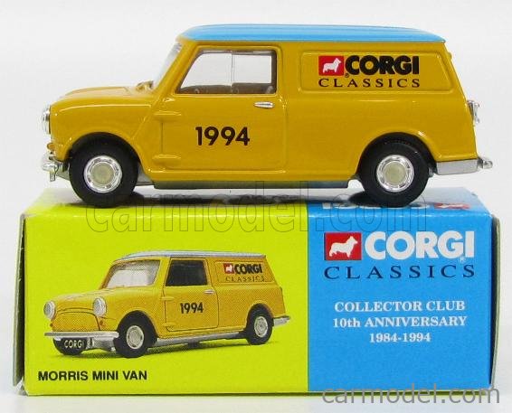 CORGI 96955 Scale 1/43 | MORRIS MINI VAN 10th ANNIVERSARY 1984-1994 ...