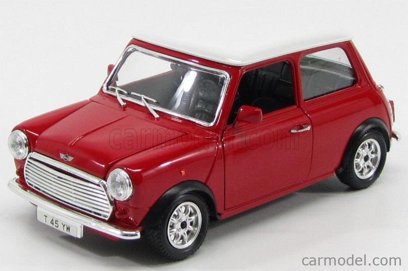 BURAGO / Scale 1/24 | MINI COOPER 1969 RED WHITE