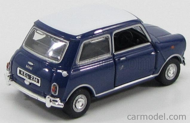 HONGWELL 0144 Echelle 1/43 | MINI COOPER 1969 BLUE WHITE