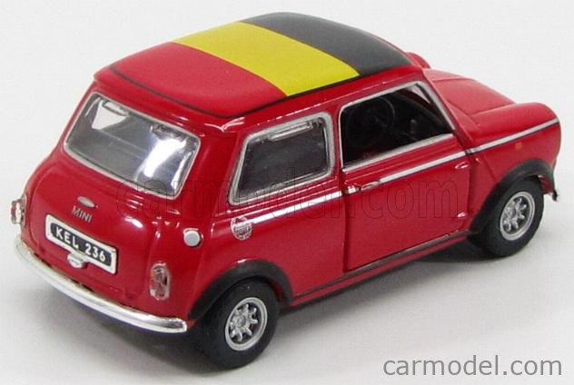 SCHUCO 3315069 Scale 1/43 | MORRIS MINI COOPER - GERMAN FLAG 1969 RED