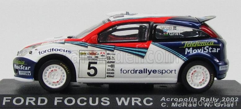EDICOLA 100AC041 Scale 1/43 | FORD ENGLAND FOCUS WRC MARTINI N 5 RALLY ...