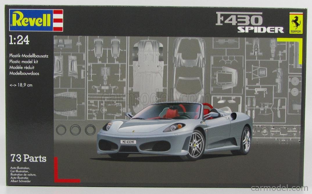 REVELL-KIT 07380 Echelle 1/24 | FERRARI F430 SPIDER 2005