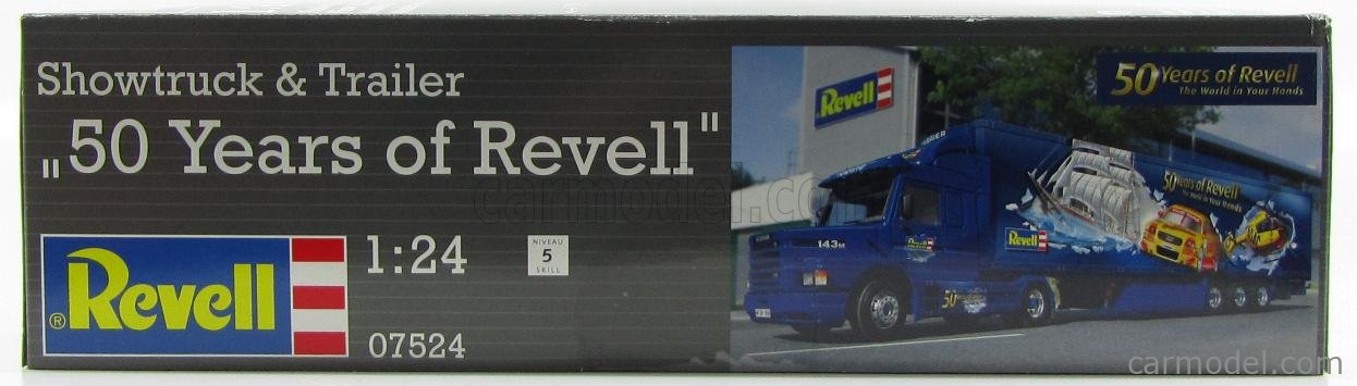 REVELL-KIT 07524 Scale 1/24 | SCANIA 143M TRUCK WITH TRAILER ...