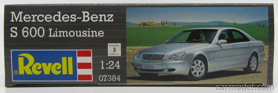 REVELL-KIT 07384 Scale 1/24 | MERCEDES BENZ S-CLASS S600 1999