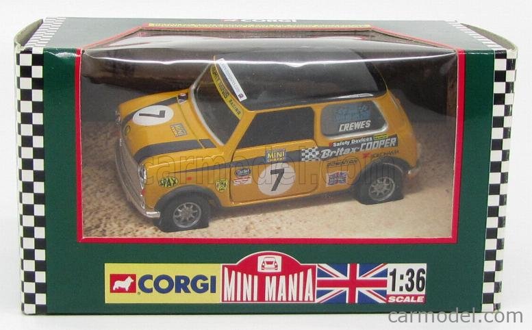CORGI 04430 Escala 1/36 | MINI COOPER N 7 MIGHTY MINIS RACING P.CREWES ...