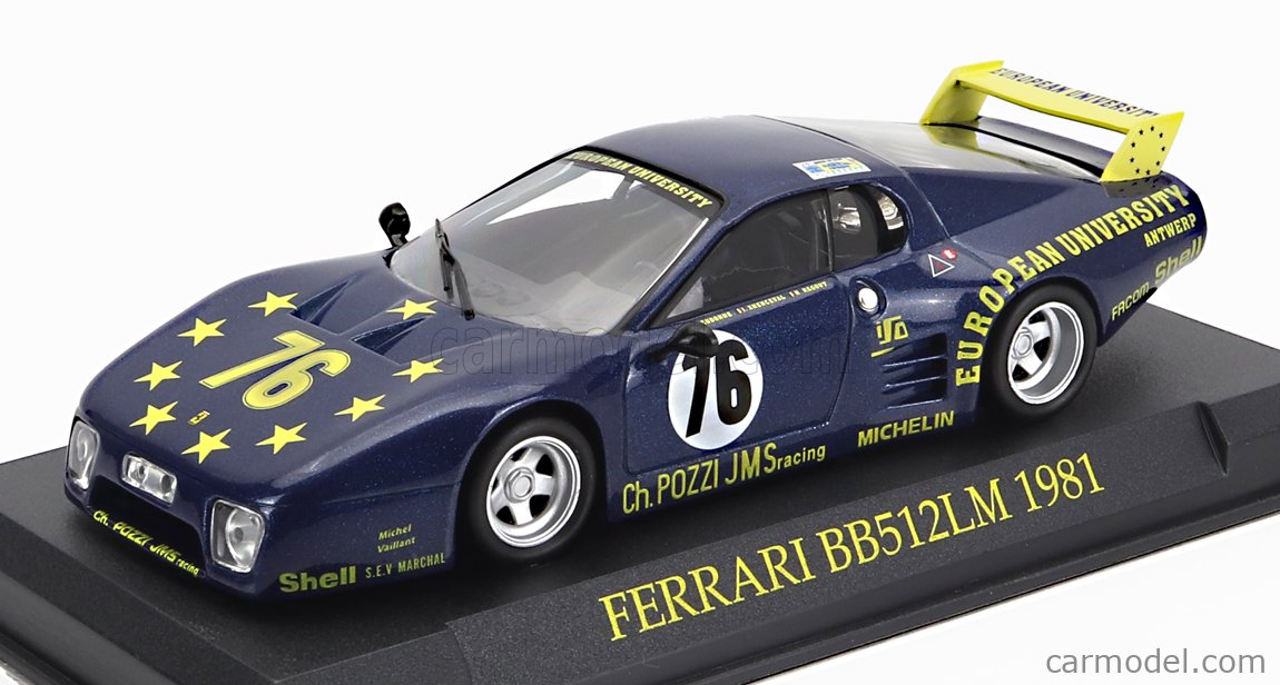 EDICOLA FABFERC041 Scale 1/43 | FERRARI 512BB LM TEAM POZZI JMS RACING ...