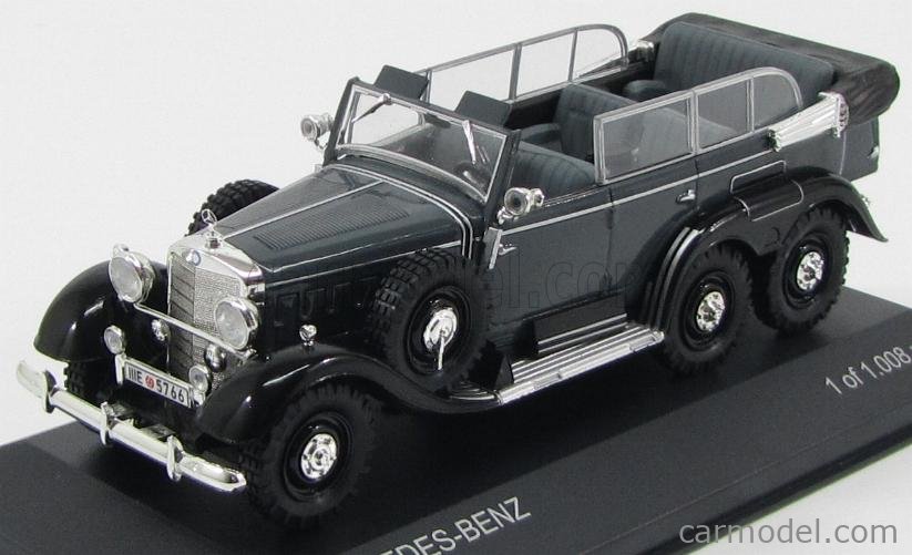 WHITEBOX WHI186668 Scale 1/43 | MERCEDES BENZ W31 TYPE G4 SIX-WHEELER ...