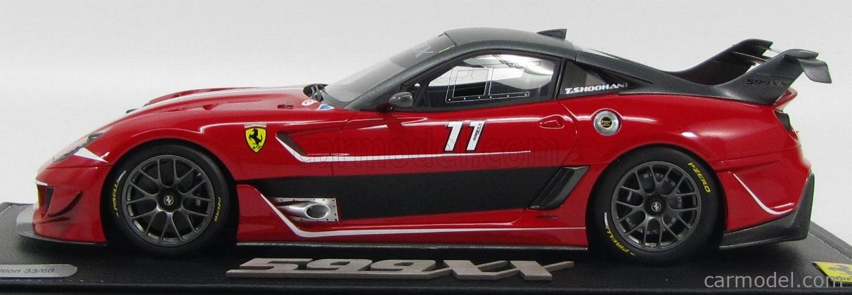 BBR-MODELS P1849 Scale 1/18 | FERRARI 599XX N 11 INFINEON RACING 2012 ...