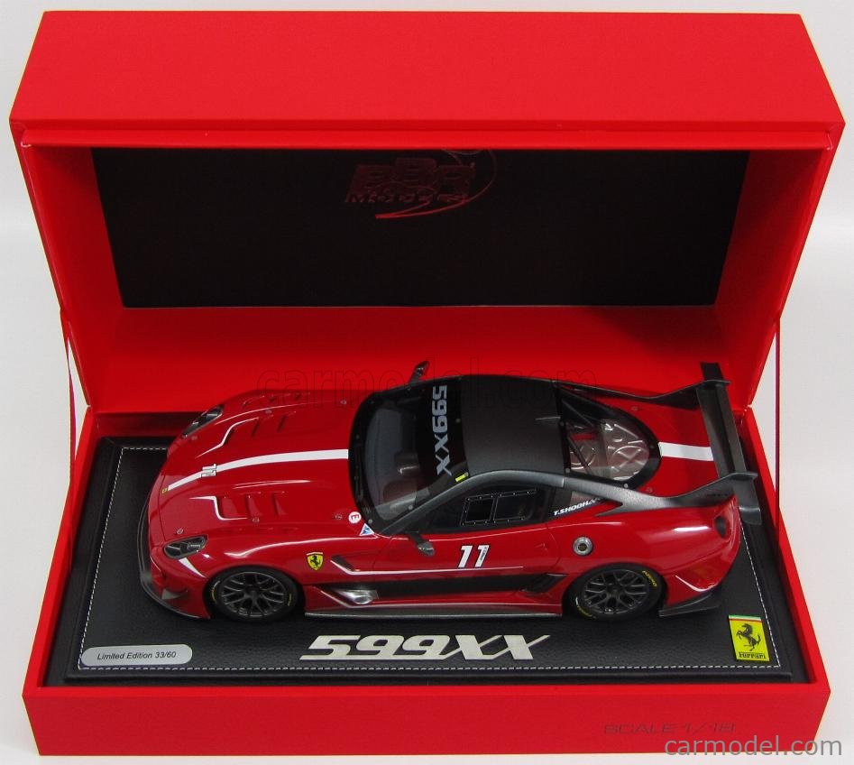 BBR-MODELS P1849 Scale 1/18 | FERRARI 599XX N 11 INFINEON RACING 2012 ...