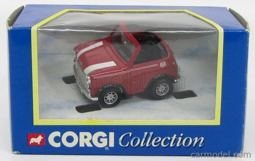 CORGI CODE3 Scale 1/43 | MINI COOPER CABRIOLET 1969 RED WHITE