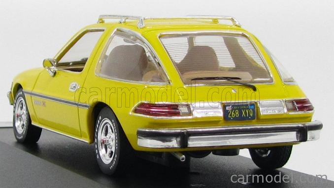 PREMIUM-X PRD124 Scale 1/43 | AMC PACER X 2-DOOR 1975 YELLOW