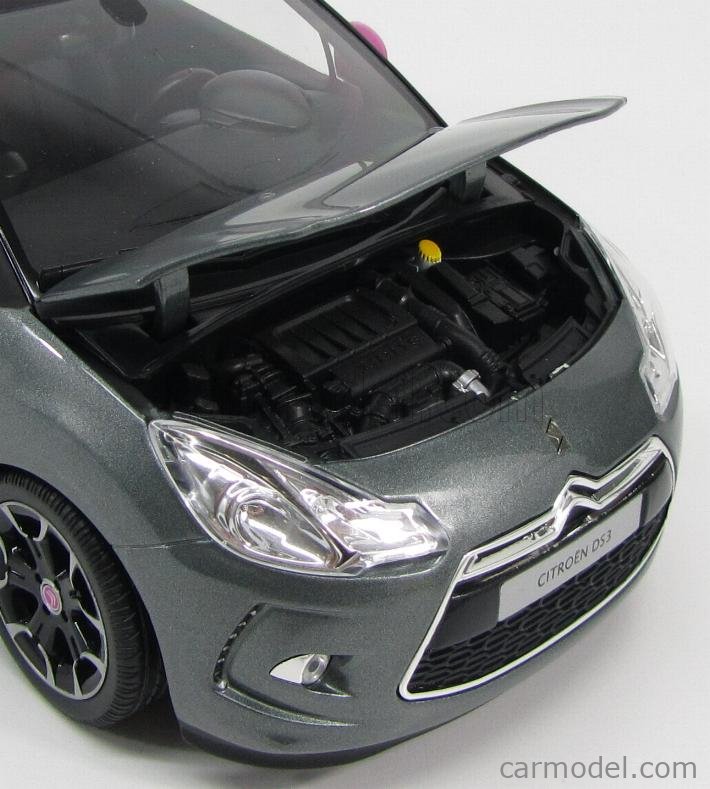 NOREV 181544 Scale 1/18 | CITROEN DS3 2-DOOR 2011 THORIUM GREY MET FUCSIA