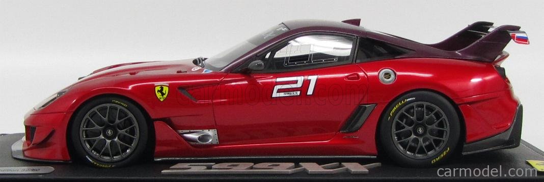 BBR-MODELS P1857 Scale 1/18 | FERRARI 599XX EVO RACING N 21 PAUL RICARD ...