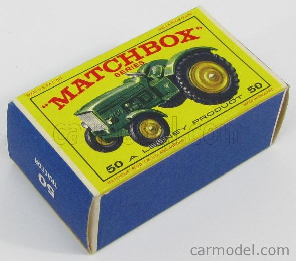 MATCHBOX 50 Echelle 1/43 | JOHN DEERE LANZ 700 TRACTOR GREEN