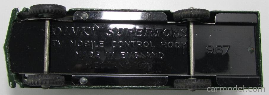 DINKY ENGLAND 967 Scale 1/43 | TRUCK B.B.C. TELEVISION SERVICE MOBILE ...