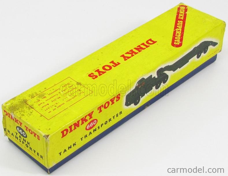 DINKY ENGLAND 660 Scale 1/43 | THORNYCROFT MIGHTY ANTAR TRUCK TANK ...