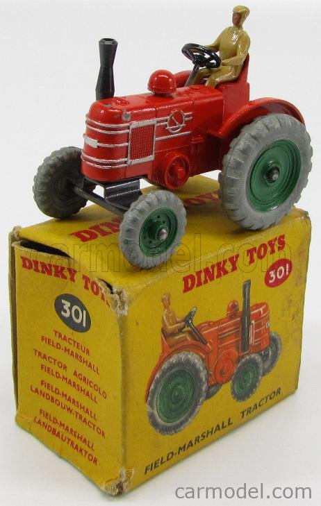 DINKY ENGLAND 301 Escala 1/43 | FIELD MARSHALL TRACTOR ORANGE