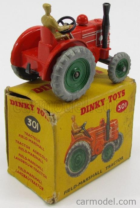 DINKY ENGLAND 301 Masstab: 1/43 | FIELD MARSHALL TRACTOR ORANGE