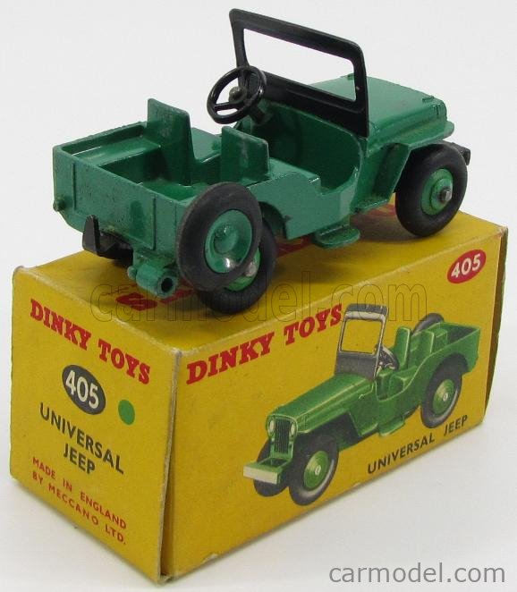 DINKY ENGLAND 405 Scale 1/43 | JEEP UNIVERSAL 4X4 GREEN
