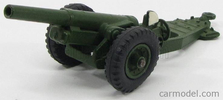 DINKY ENGLAND 693 Escala 1/43 | GUN 7.2 HOWITZER GUN MILITARY GREEN