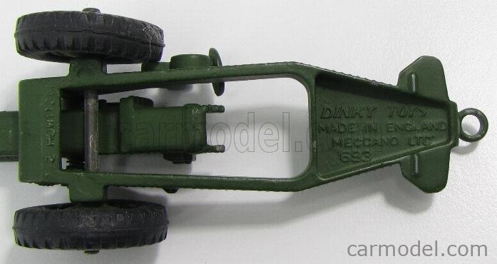 DINKY ENGLAND 693 Echelle 1/43 | GUN 7.2 HOWITZER GUN MILITARY GREEN
