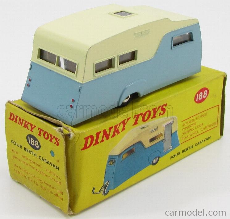 DINKY ENGLAND 188 Scale 1/43 | ROULOTTE FOUR BERTH CARAVAN - CAMPING ...