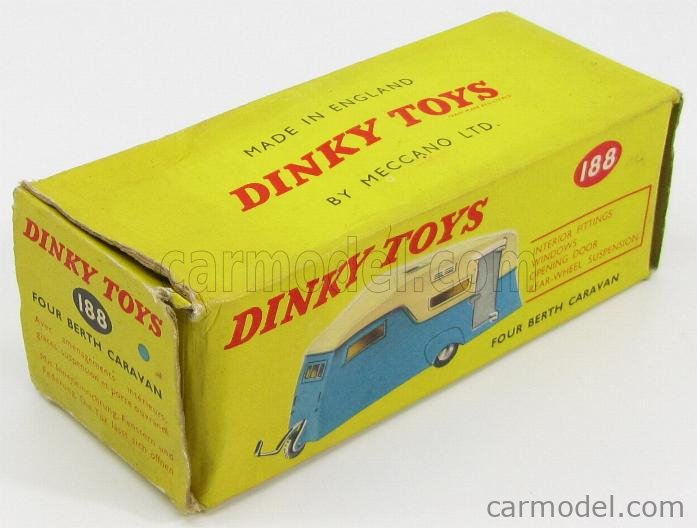 DINKY ENGLAND 188 Scale 1/43 | ROULOTTE FOUR BERTH CARAVAN - CAMPING ...