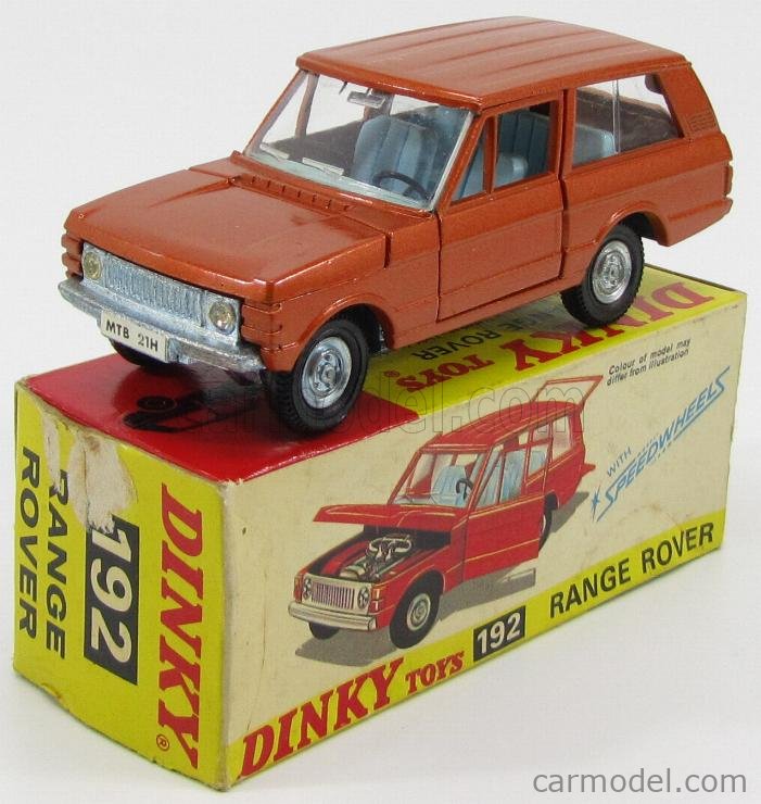 DINKY ENGLAND 192 Scale 1/43 | LAND ROVER RANGE ROVER WITH SPEEDWHEELS ...
