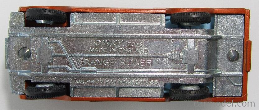 DINKY ENGLAND 192 Scale 1/43 | LAND ROVER RANGE ROVER WITH SPEEDWHEELS ...