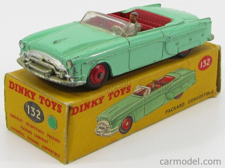 DINKY ENGLAND 132 Scala 1/43 | PACKARD CONVERTIBLE SPIDER WITH DRIVER ...