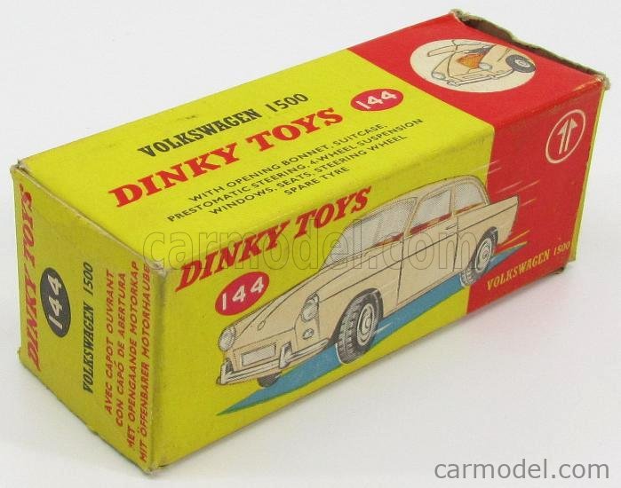 DINKY ENGLAND 144 Scale 1/43 | VOLKSWAGEN 1500 BEIGE