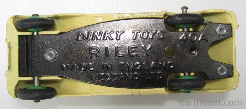 DINKY ENGLAND 158 Scale 1/43 | RILEY SALOON BEIGE