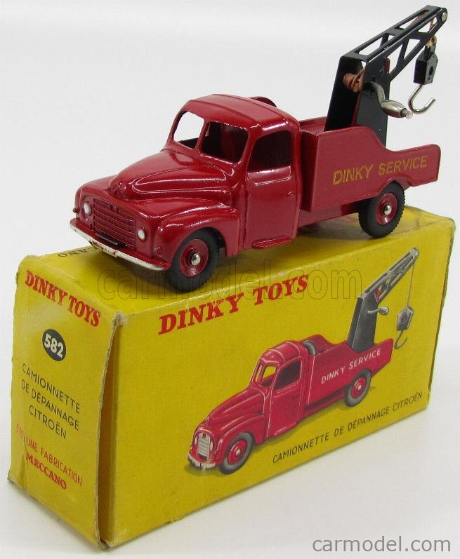 DINKY FRANCE 582 Scale 1/43 | CITROEN BREAKDOWN TRUCK DINKY SERVICE RED
