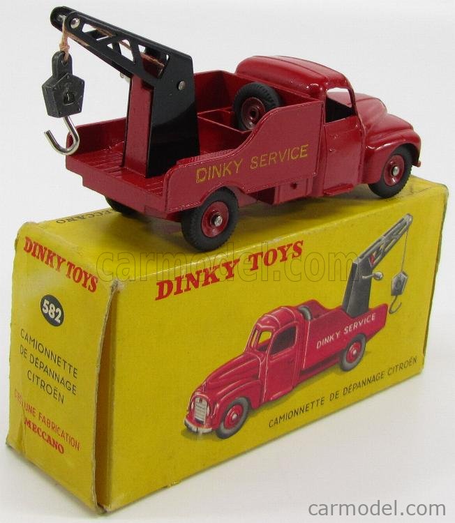 DINKY FRANCE 582 Echelle 1/43 | CITROEN BREAKDOWN TRUCK DINKY SERVICE RED