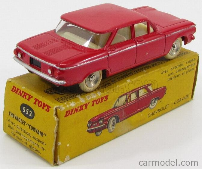 DINKY FRANCE 552 Scale 1/43 | CHEVROLET CORVAIR 1960 RED