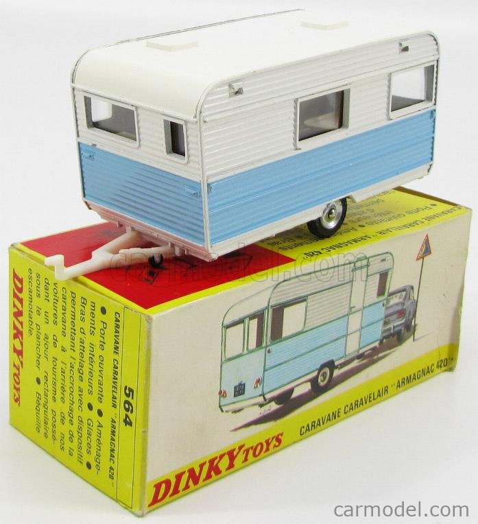 DINKY FRANCE 564 Scale 1/43 | TRAILER CARAVAN CARAVELAIR ARMAGNAC 420 ...