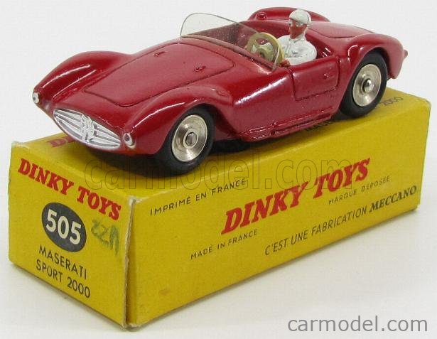 DINKY FRANCE 505 22A Masstab: 1/43 | MASERATI 2000 SPORT SPIDER WITH ...