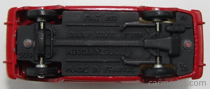 DINKY FRANCE 509 Scale 1/43 | FIAT 850 RED