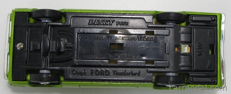 DINKY FRANCE 1419 Masstab: 1/43 | FORD USA THUNDERBIND COUPE WITH SIGN ...