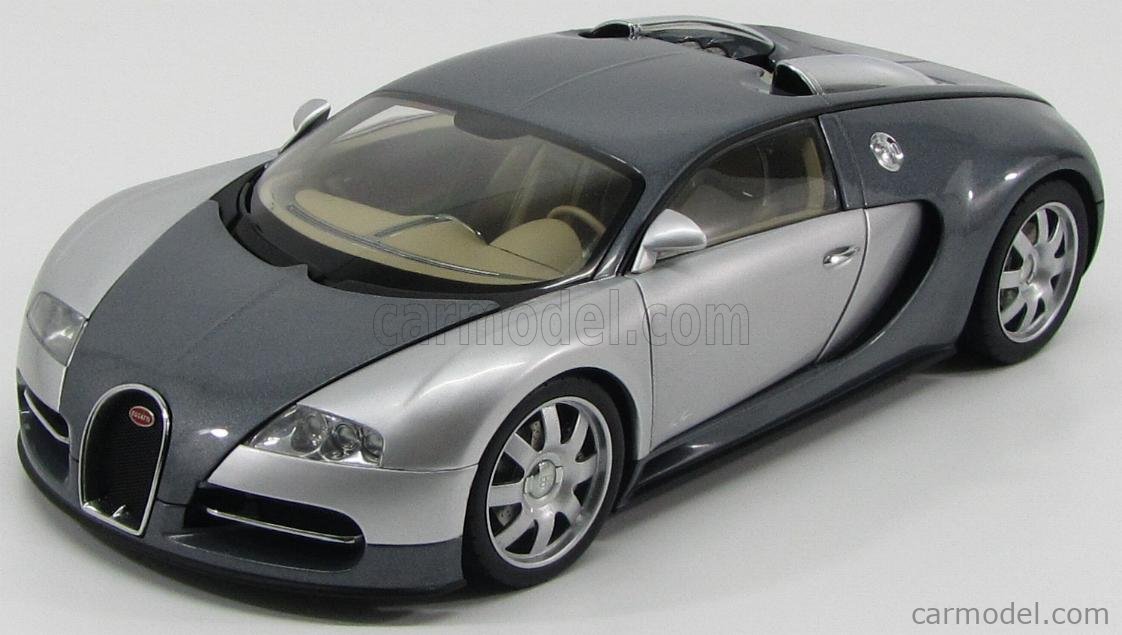 AUTOART 70902 Scale 1/18 | BUGATTI EB16.4 VEYRON 2009 2 TONE GREY MET