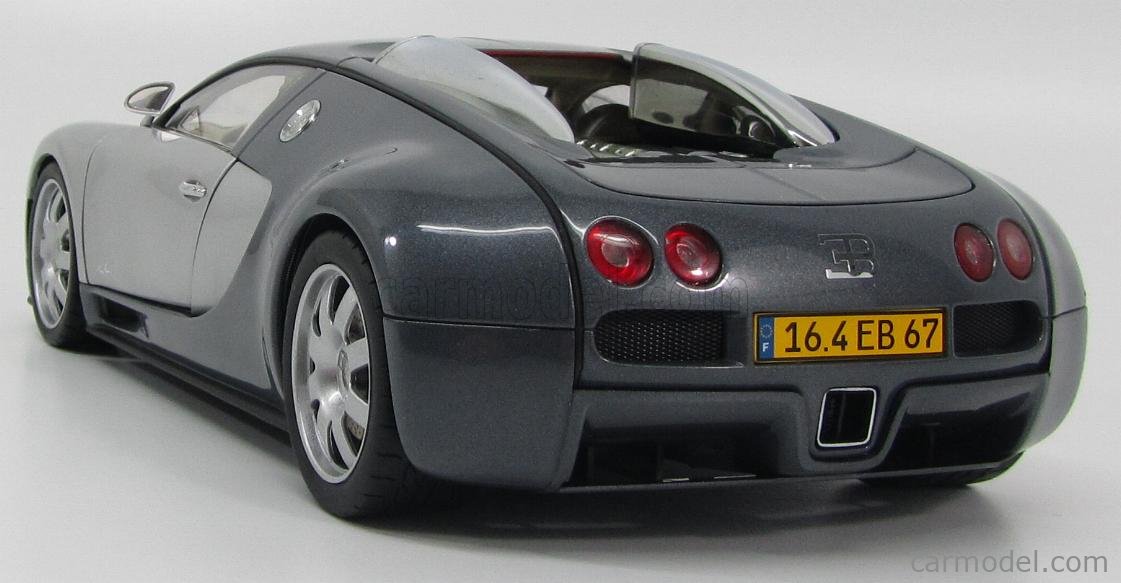 AUTOART 70902 Scale 1/18 | BUGATTI EB16.4 VEYRON 2009 2 TONE GREY MET