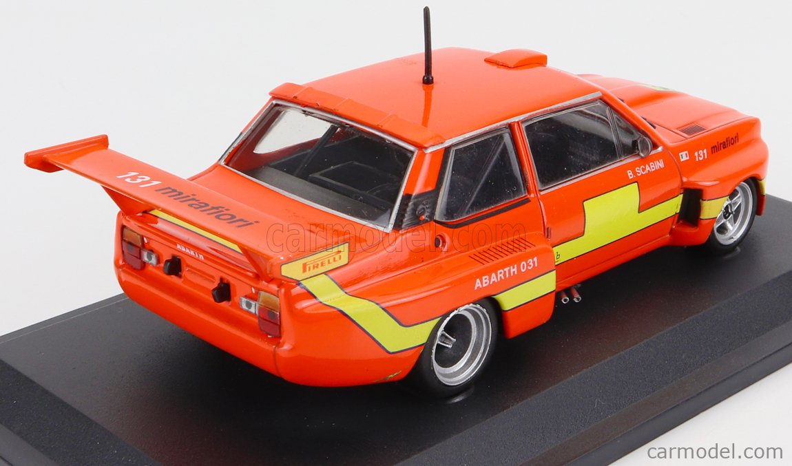 EDICOLA ABACOL039 Scale 1/43 | FIAT 131 ABARTH 031 1975 B.PIANTA ORANGE